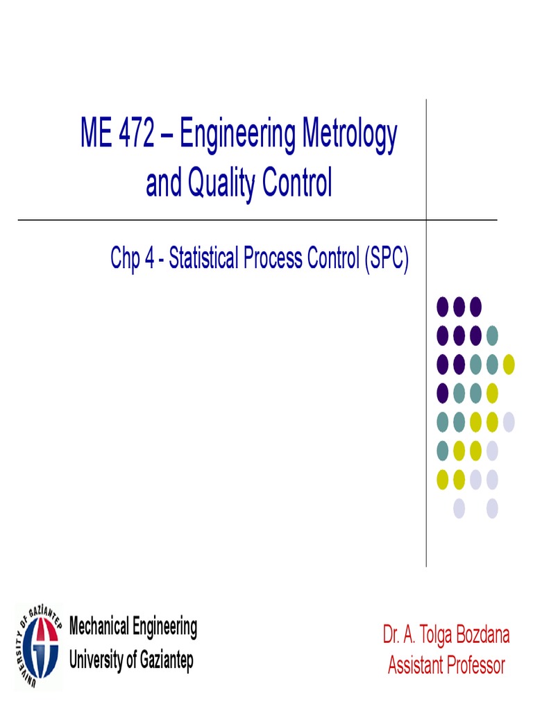 Engineering Metrology and Quality Control | PDF | Standard Error ...