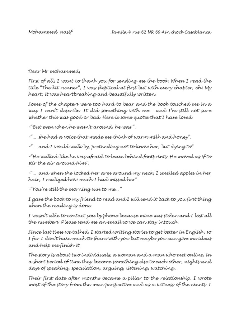 Mohammed Nasif | PDF | Dream