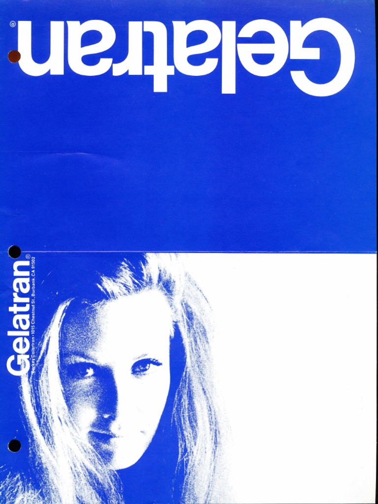 Berkey Colortran Gelatran Flyer 1973 | PDF | Blue | Color
