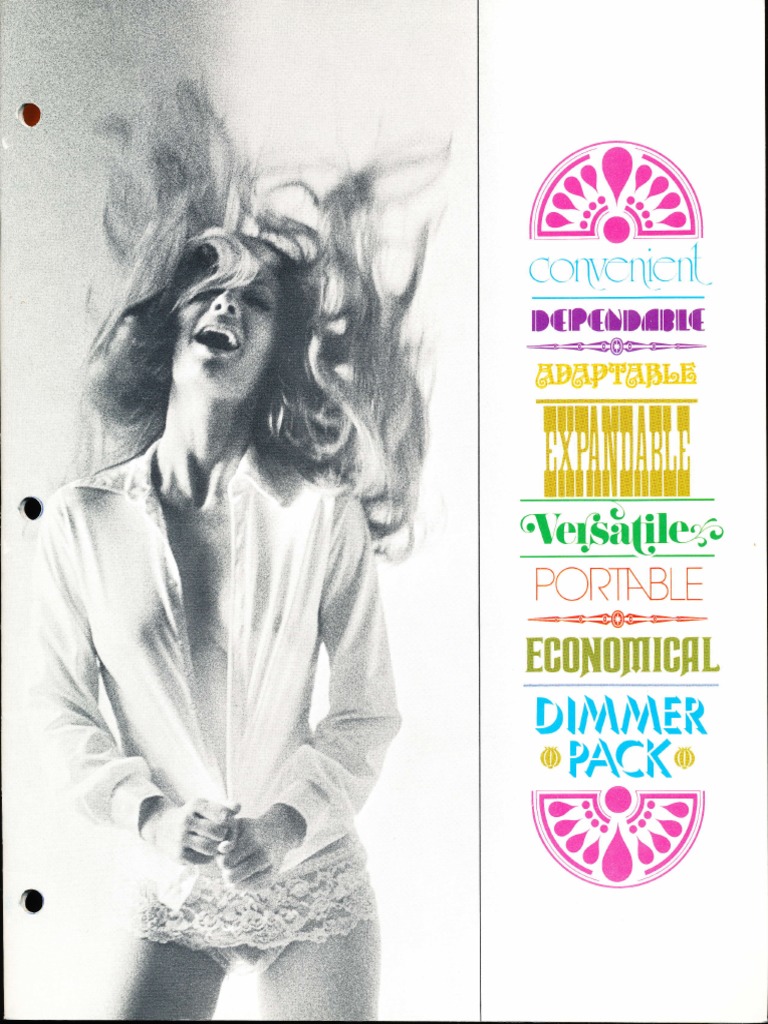 Berkey Colortran Lighting Control System Dimmer Pack Brochure 1972 ...