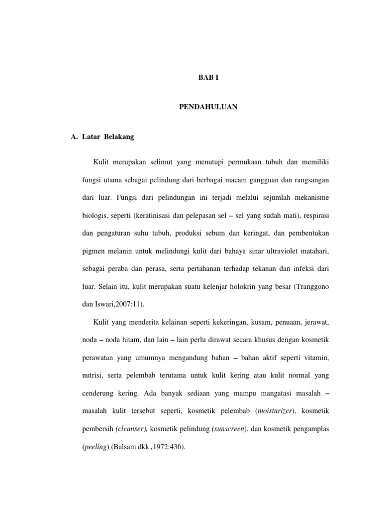 Masker Gel dari Ekstrak Pegagan | PDF