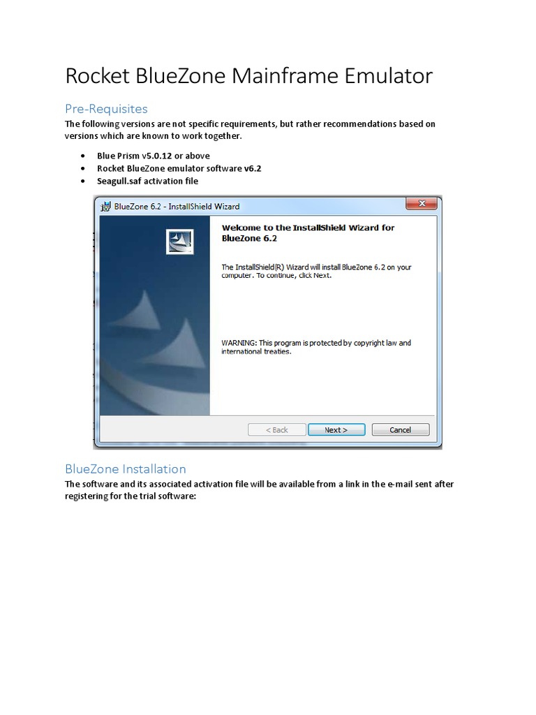 How To Configure Rocket BlueZone PDF | PDF | Areas Of Computer Science | Computer Architecture