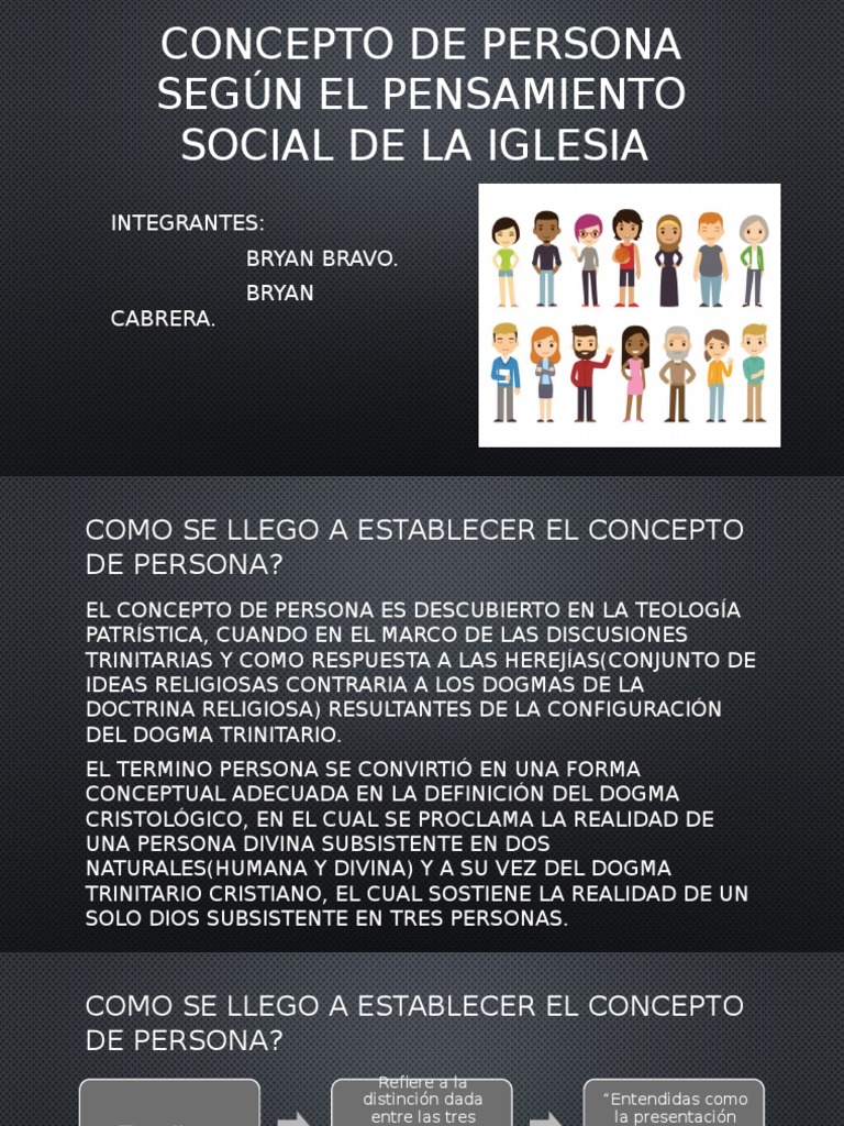 Concepto Persona | Descargar gratis PDF | Trinidad | Concepto