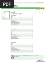 Cervical Spine Goniometry Guide | PDF | Vertebral Column | Vertebra