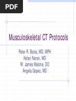 Mako Knee CT Scanning Protocol Guide | PDF | Knee | Ankle