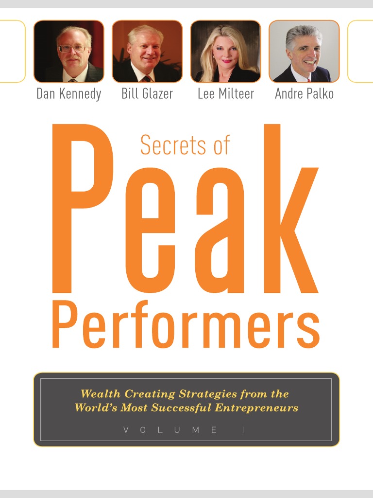 Secrets of Peak Performers | PDF | Habits | Attitude (Psychology)