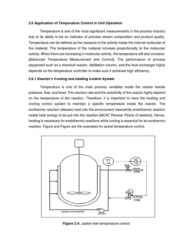 Temperature Control Application | PDF | Chemical Reactor | Distillation