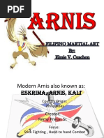 Terminologies in Arnis | PDF