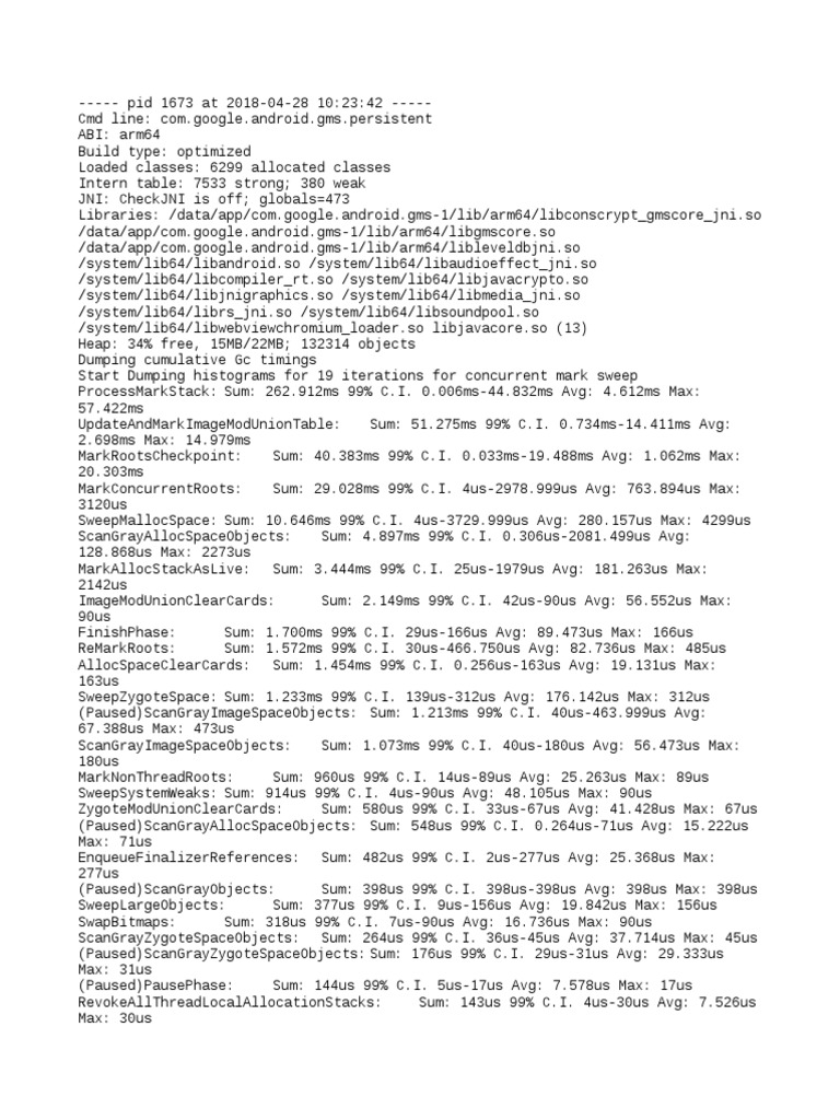 102350-Traces | PDF | Java (Programming Language) | Android (Operating System)