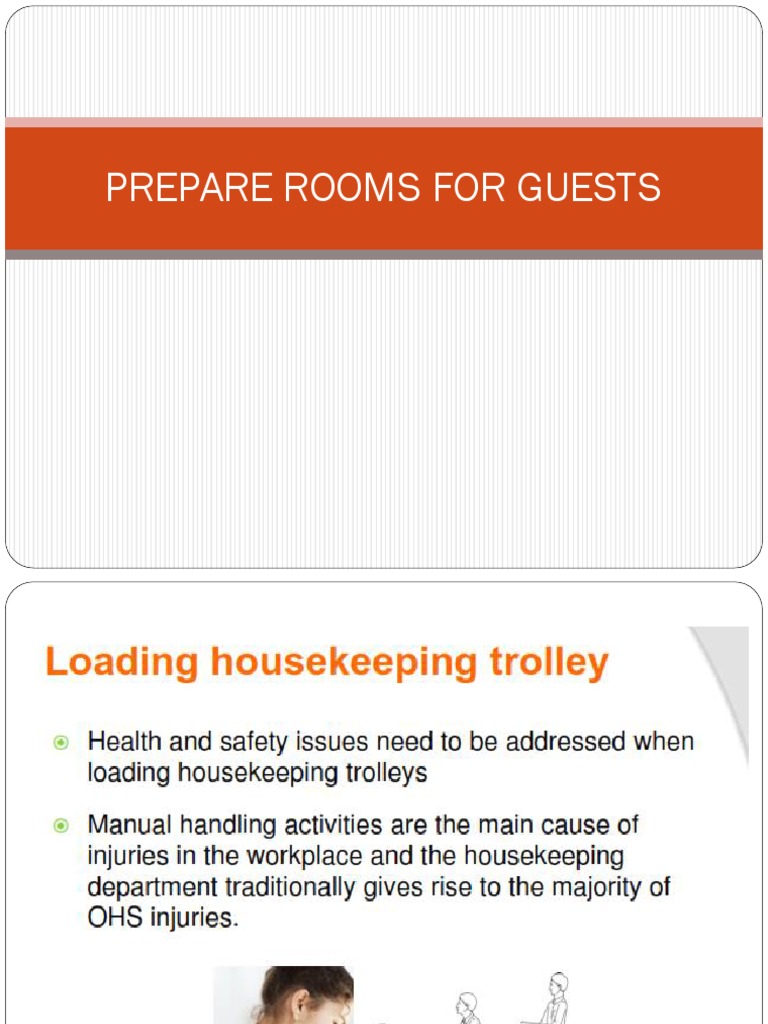 Prepare Rooms For Guest | PDF | Housekeeping | Bed