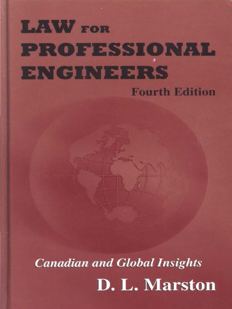 Law For Professional Engineers Ed4 PDF | PDF | Corporations | Law And ...