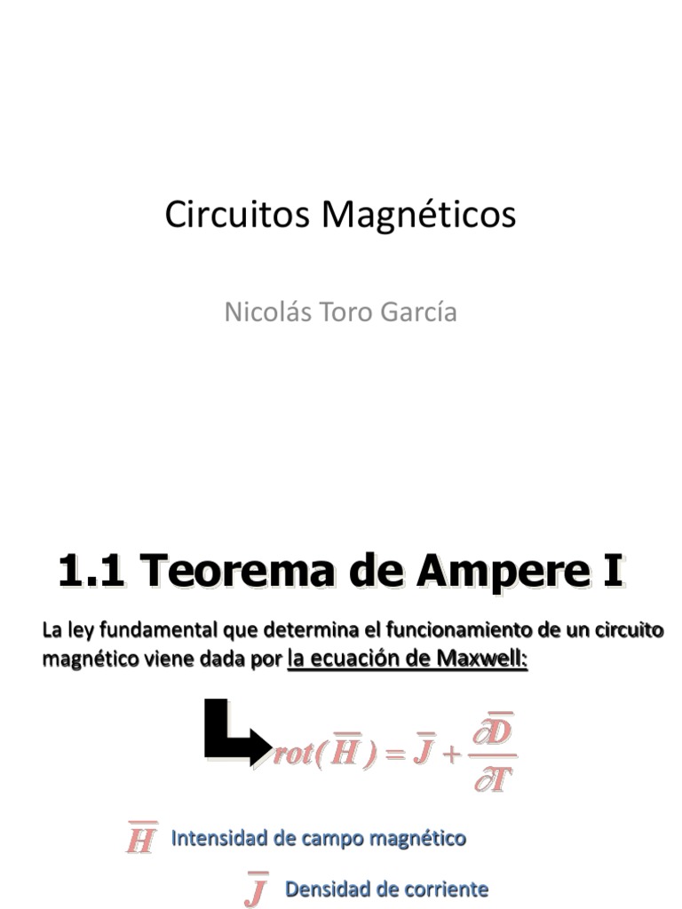 Circuitos Magneticos | PDF | Corriente eléctrica | Campo magnético