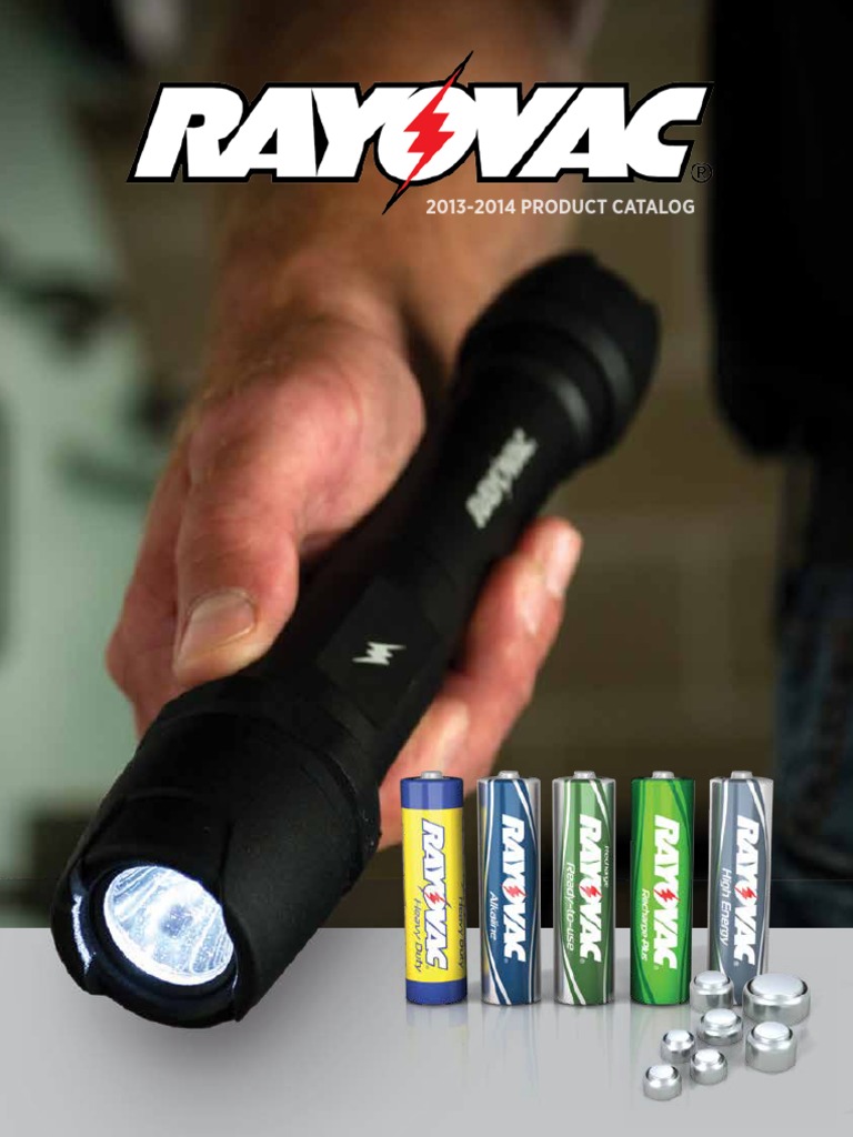 Rayovac 303 357-1W Catalog | PDF | Flashlight | Rechargeable Battery