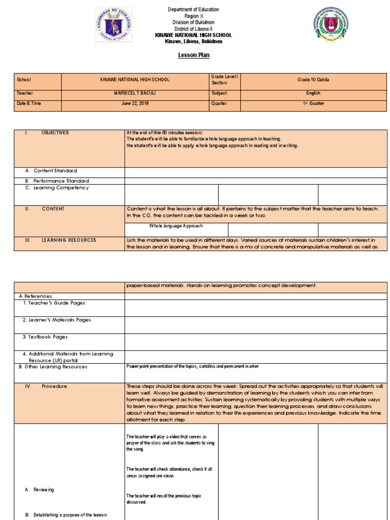Teaching Demonstration in Approaches | PDF | Teachers | Learning