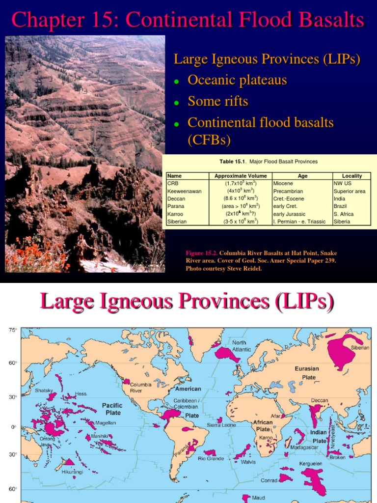 Chapter 15: Continental Flood Basalts | Volcanology | Geology | Free 30 ...