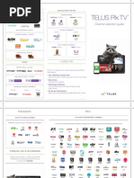 Optik Channel Selection Guide | PDF | Pay Television | Alberta