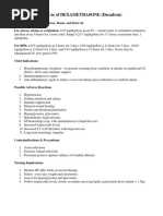 BPD - DART Regiment Dexamethasone | PDF | Preterm Birth | Medical ...