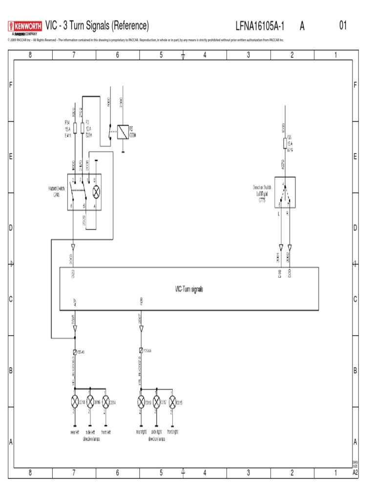 VIC - 3 Turn Signals (Reference) LFNA16105A-1 A 01: Company | PDF