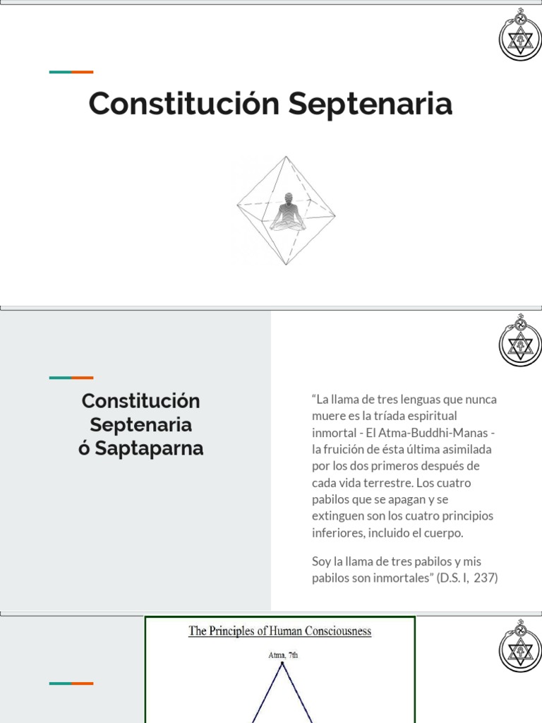 Constitucion Septenaria | PDF | Alma | El esoterismo