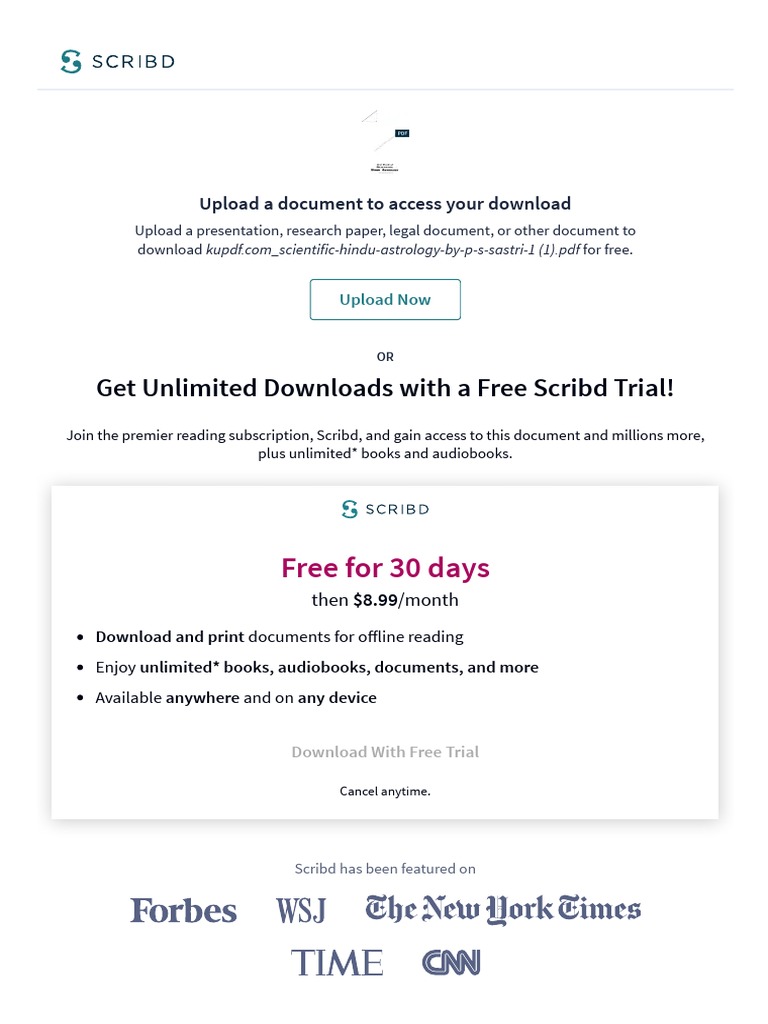 Choose A Plan - Scribd | PDF