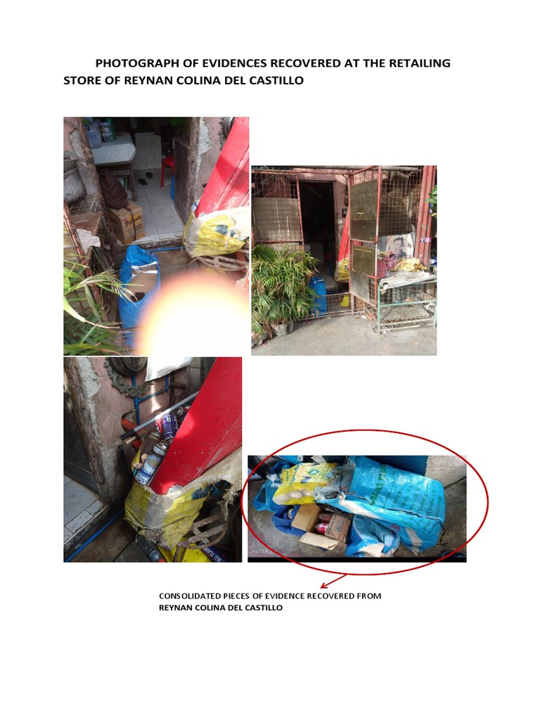 Photograph of Evidences Recovered | PDF