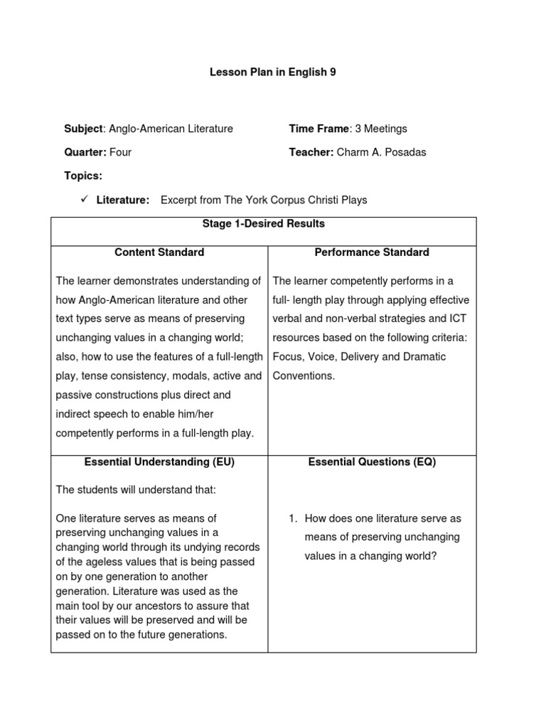 Analyzing Values in Anglo-American Literature | PDF | Writers ...