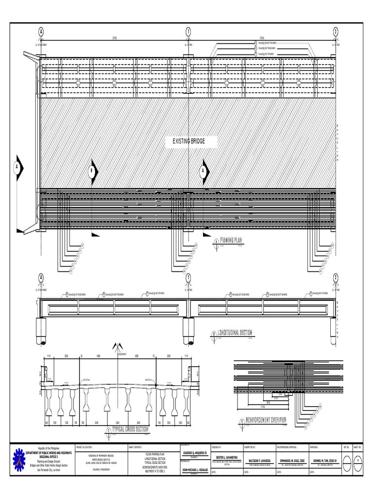 Existing Bridge: Framing Plan | PDF