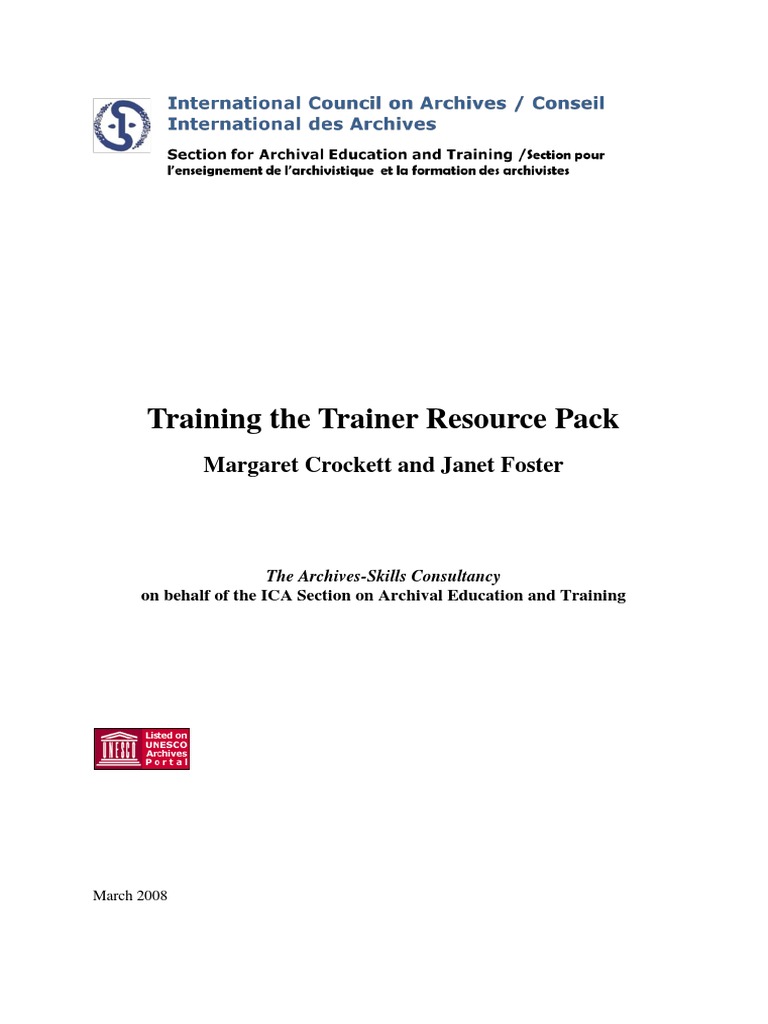 Training The Trainer | PDF | Educational Aims And Objectives | Lecture
