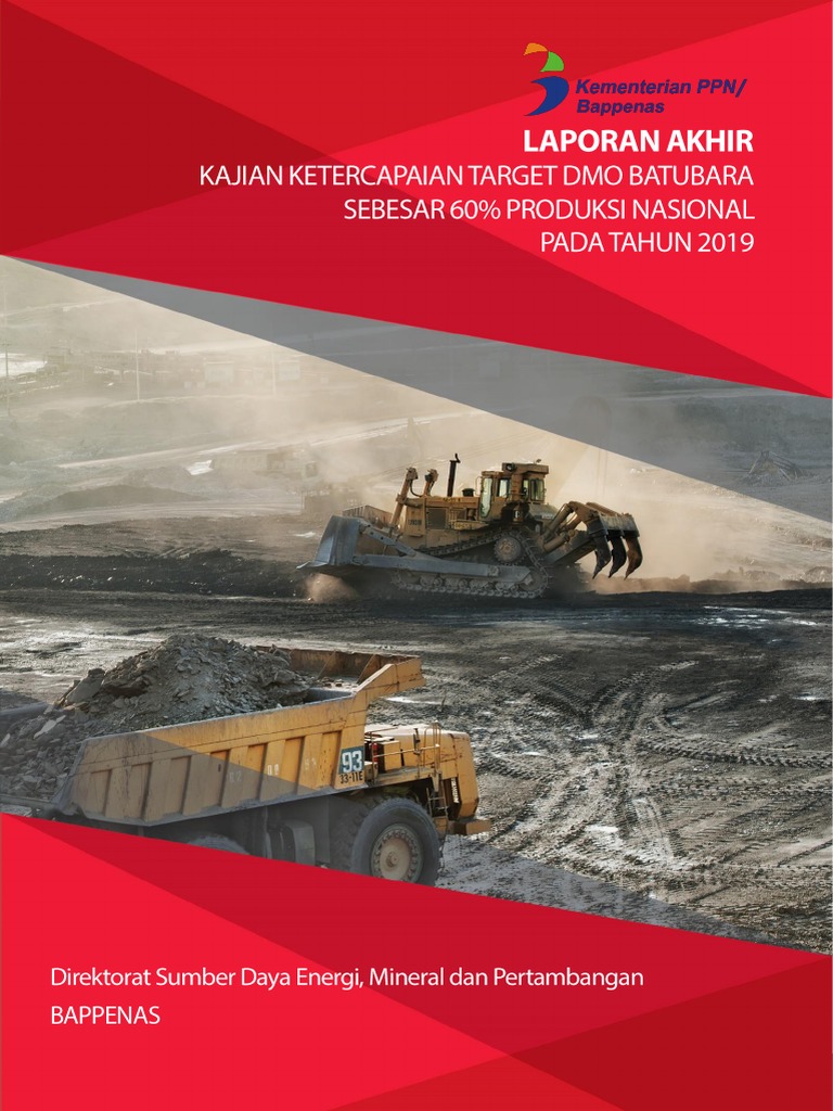 Laporan Akhir Kajian DMO Batubara Final PDF | PDF