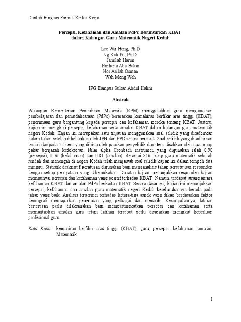 Panduan Penyediaan Pembentangan Poster | PDF