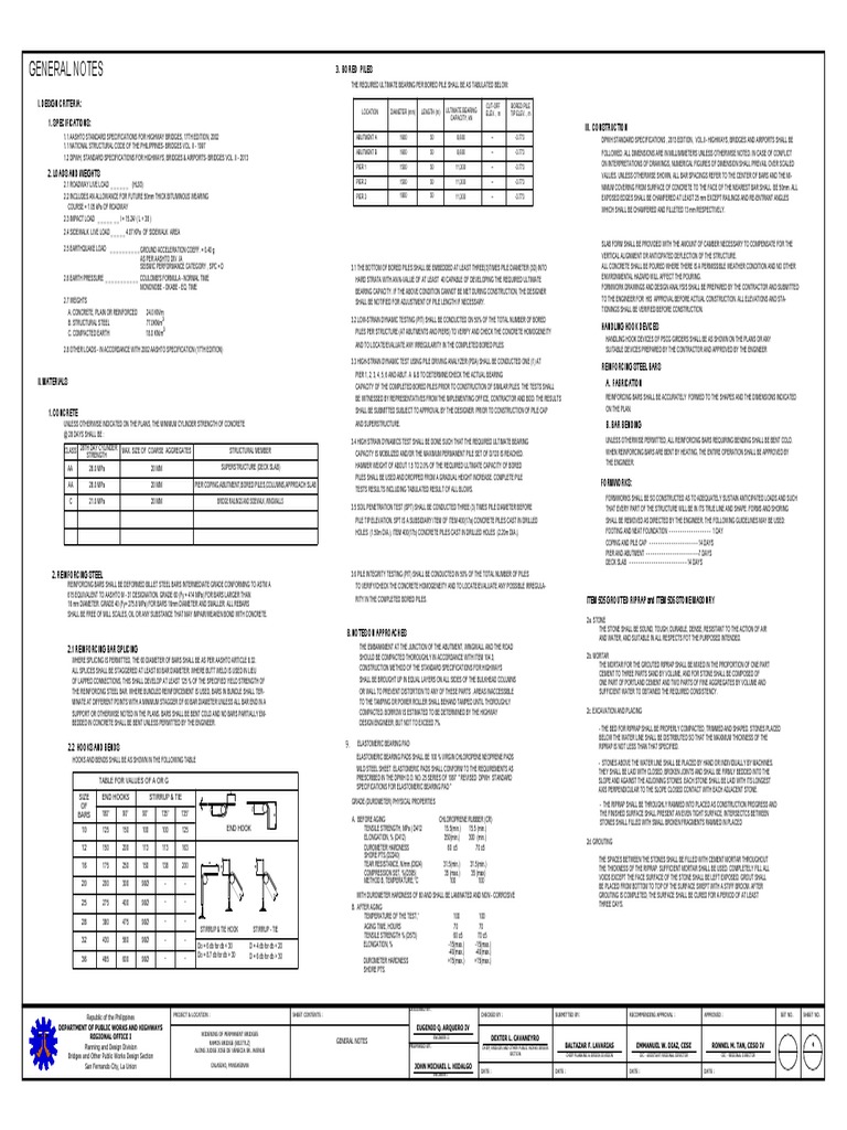 General Notes | PDF | Deep Foundation | Masonry