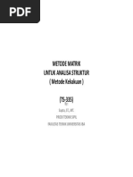 Pertemuan 9 Statika - Rangka Batang Titik Buhul | PDF