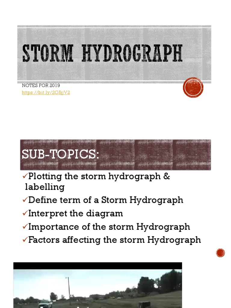 STORM HYDROGRAPH New Notes Updated | PDF | Flood | Surface Runoff