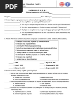 Pagsasaling Wika-Worksheets | PDF