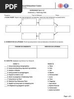 Pagsasaling Wika-Worksheets | PDF