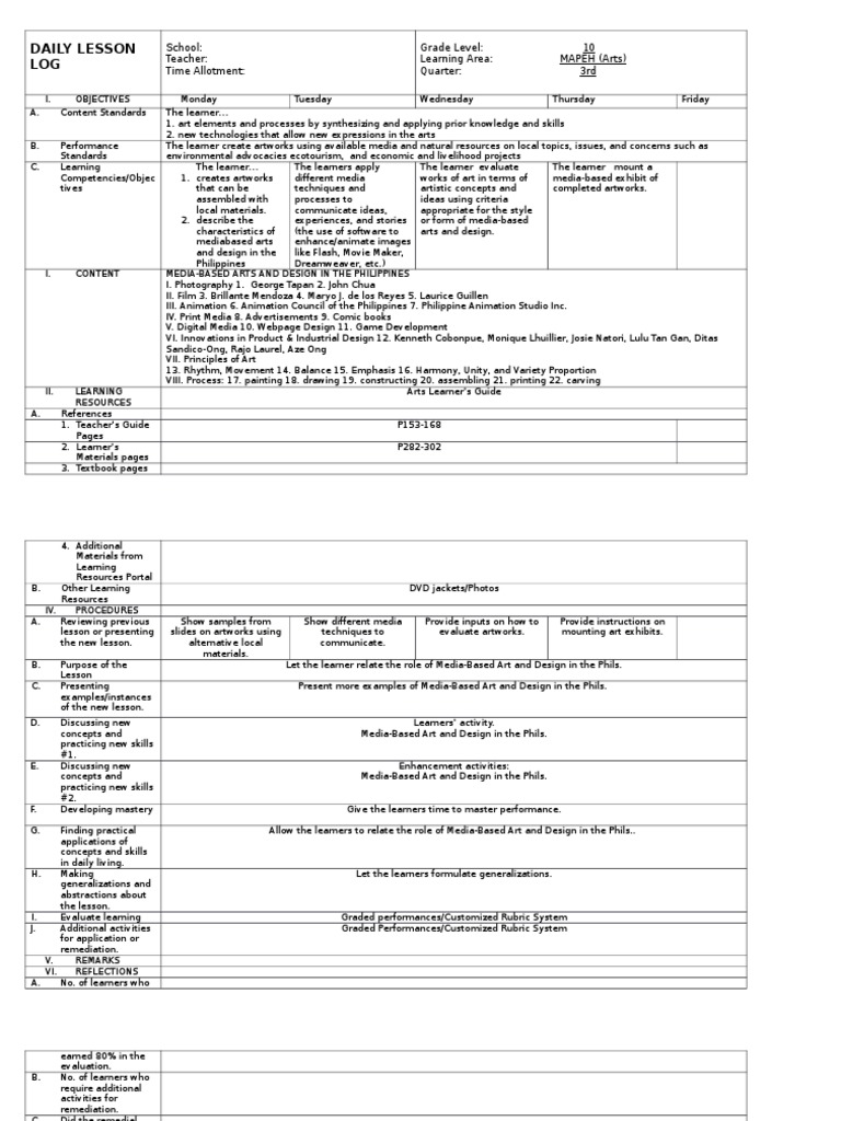 Mapeh 10 Arts 3rd Grading 2 | PDF | Graphic Design | Design