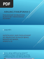 Q1 LAS Araling Panlipunan 5 Lesson 7 Week 7 | PDF