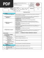 ESP - Grade 8 Periodical Exam | PDF