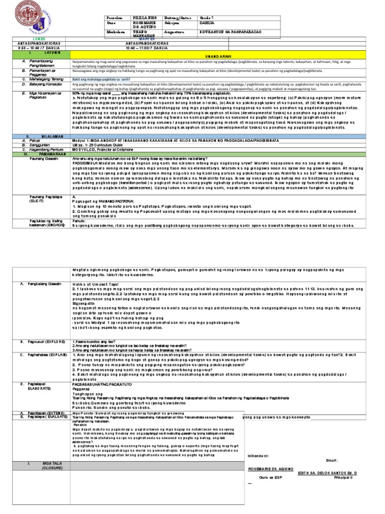 ESP 9 - Module 1 7es | PDF