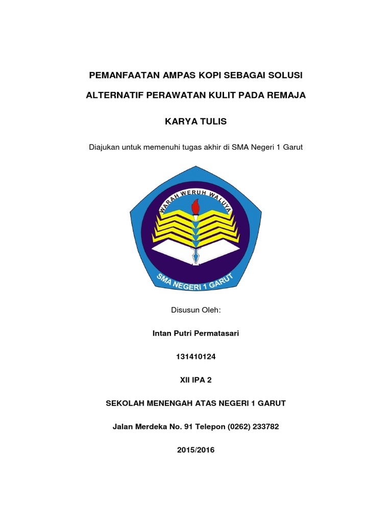 Pemanfaatan Ampas Kopi Sebagai Solusi Al | PDF | Karier & Perkembangan Pemanfaatan Ampas Kopi Sebagai Solusi Al | PDF | Karier & Perkembangan