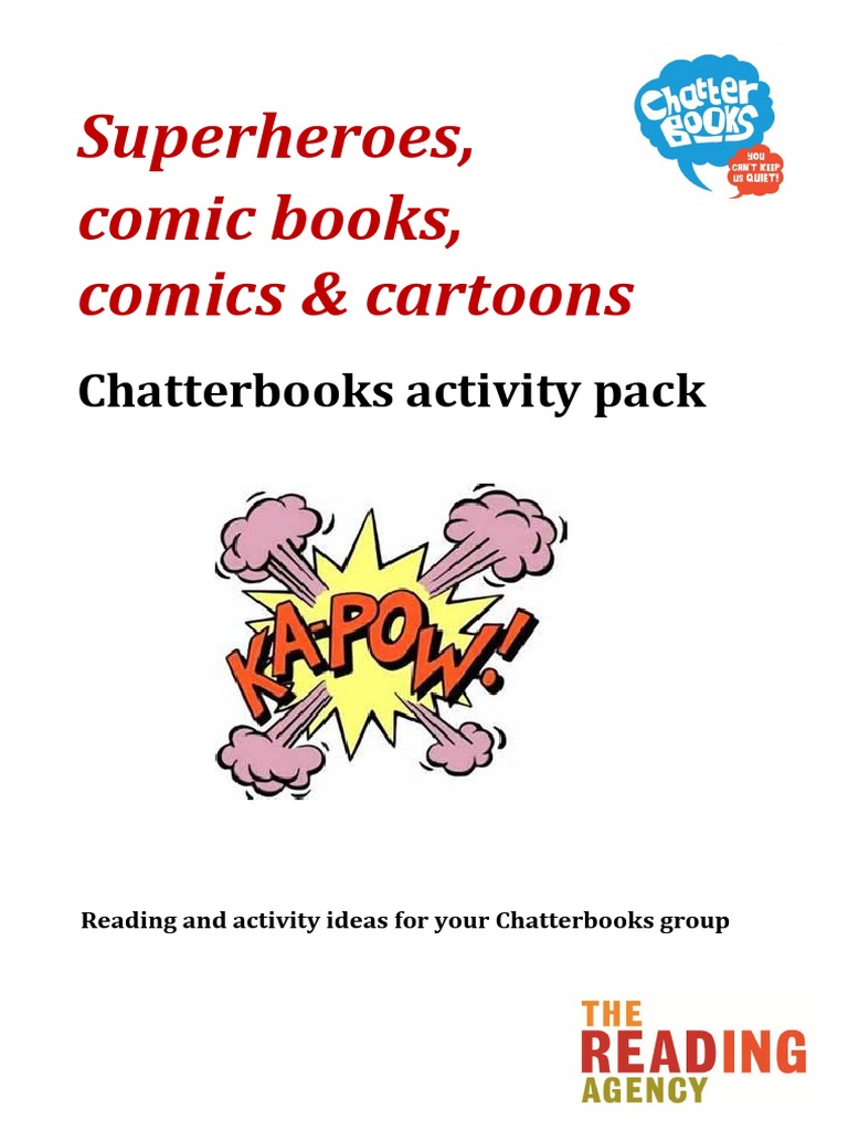 Superhero Comics Activity Pack Guide | PDF | Batman | Superheroes