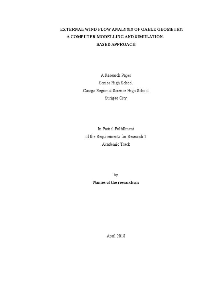 Thesis Format | PDF | Inquiry | Science