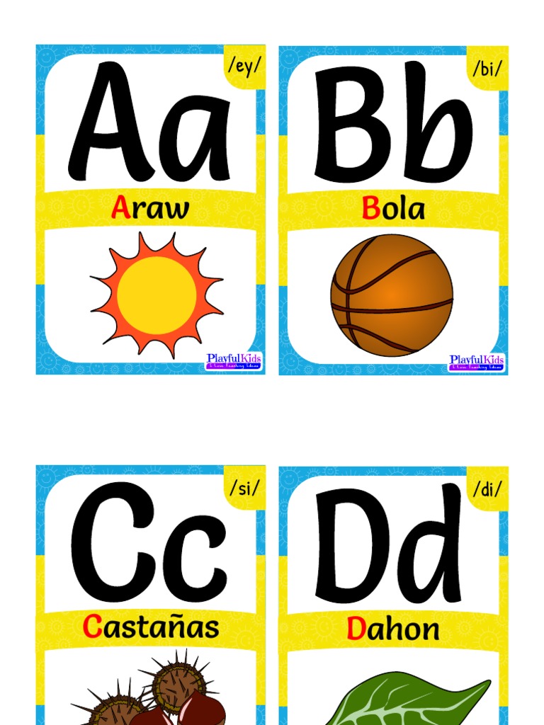 Alpabetong Filipino Medium Size | PDF