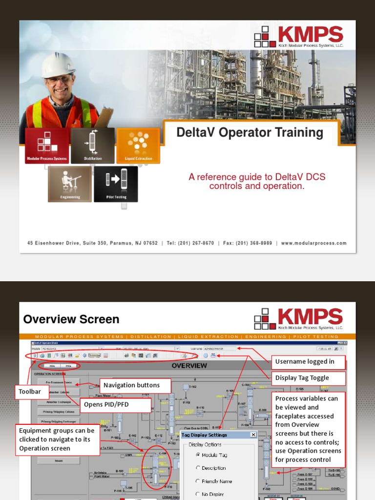 DeltaV DCS Operator Training Guide | PDF | Control Theory | Systems Theory