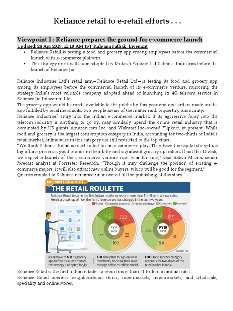 Classroom Activity 1 - 12.06.2019 | PDF | Retail | E Commerce