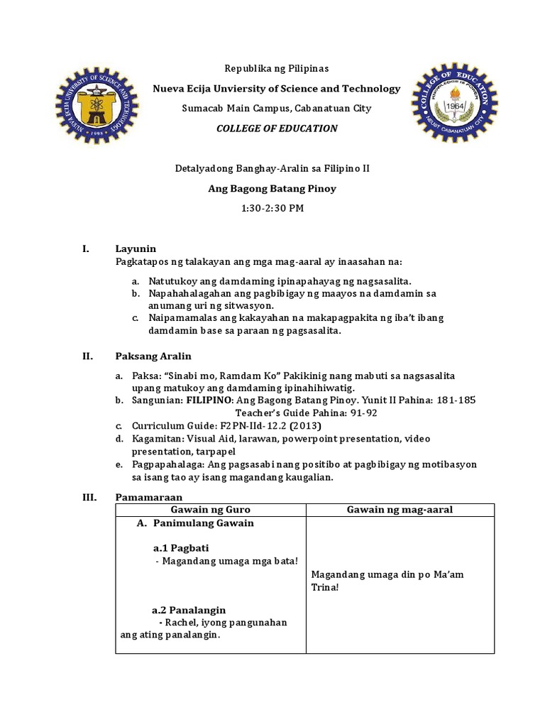 Filipino Demo Final | PDF