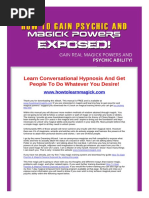 Conversational Hypnosis | PDF | Hypnotherapy | Hypnosis