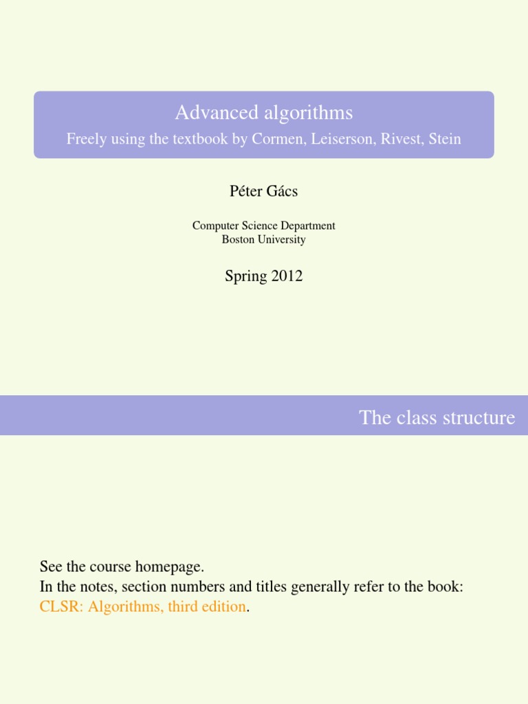 Advanced algorithms explained | PDF | Matrix (Mathematics) | Determinant