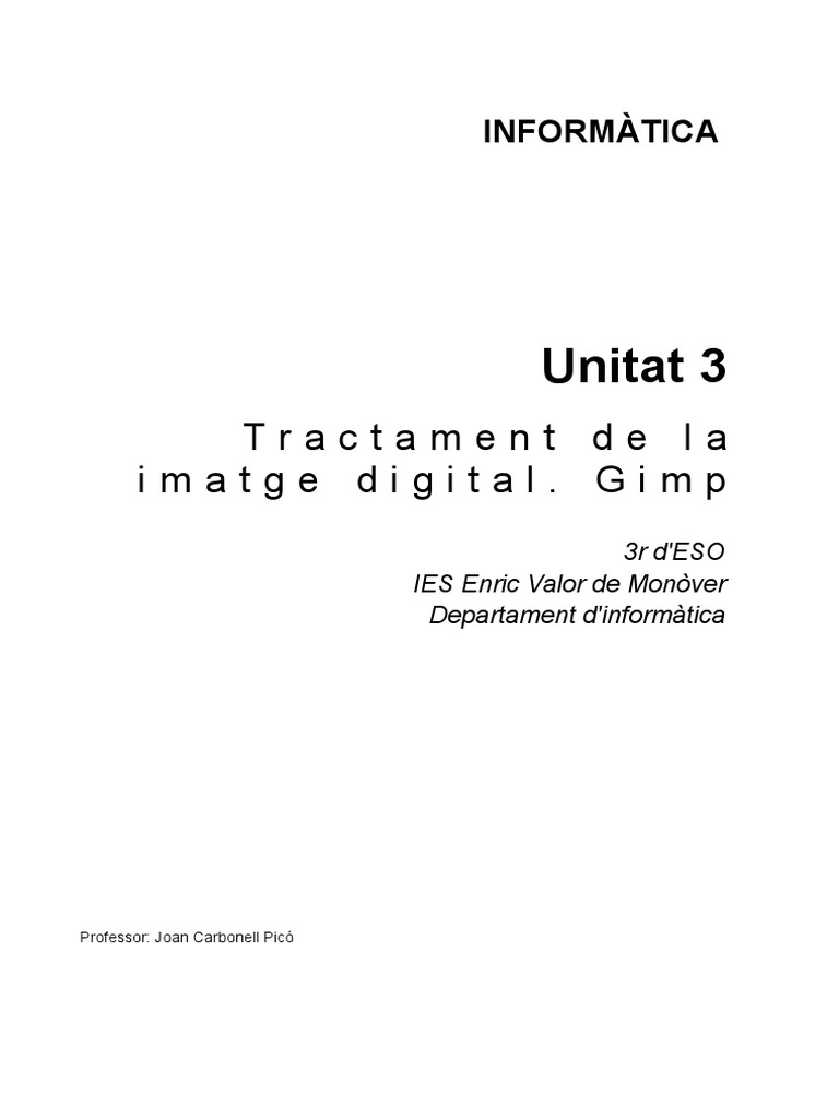 Unitat 3 | PDF