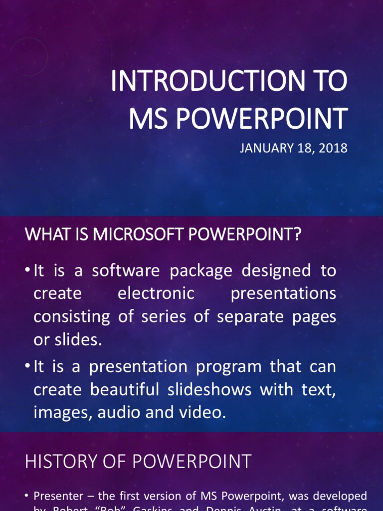Introduction To MS Powerpoint | PDF